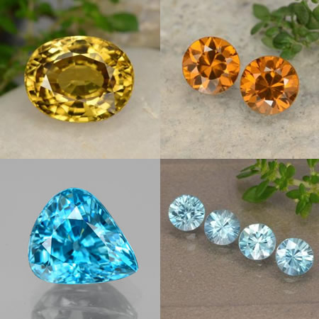 Zircon Gemstones Information - GemSelect