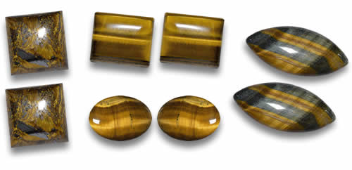Shop Loose Tiger's Eye Gemstones: Natural Cabochons, Beads and Carved ...