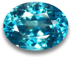 Blue Zircon Gemstones