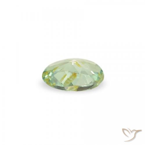 0.05ct Natural Light Yellow Green Alexandrite, Oval, VS
