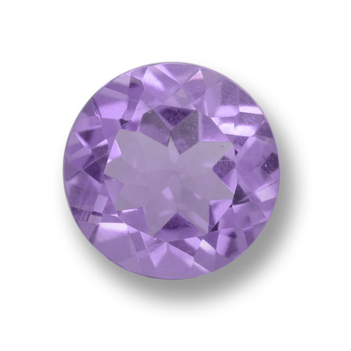Round Amethyst Gemstones: Faceted and Cabochons in Many Colors and Sizes.