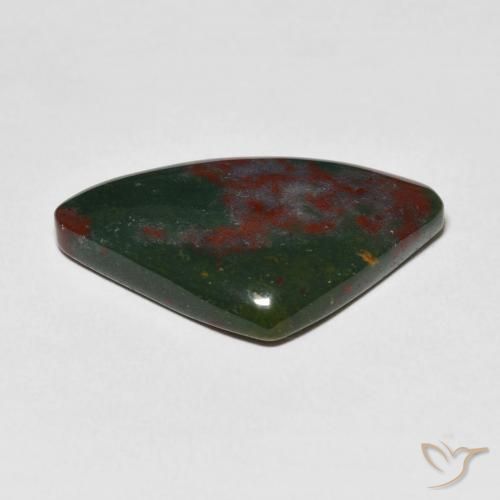 15.93ct Multicolor Bloodstone, Pear Shape, 27x17.2 mm