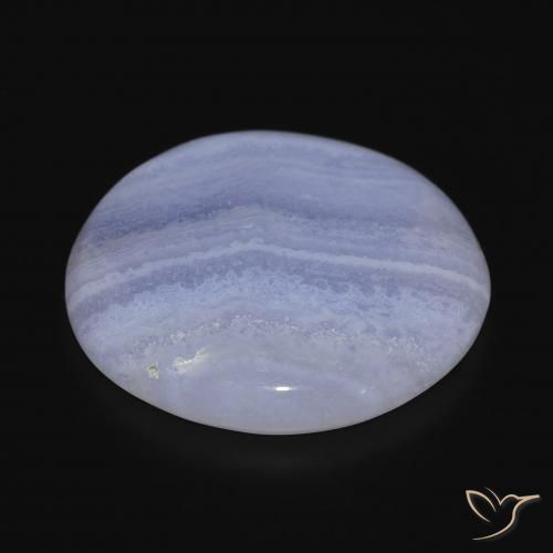 Loose Chalcedony 24.74ct Light Purplish Blue Chalcedony Gemstone for ...