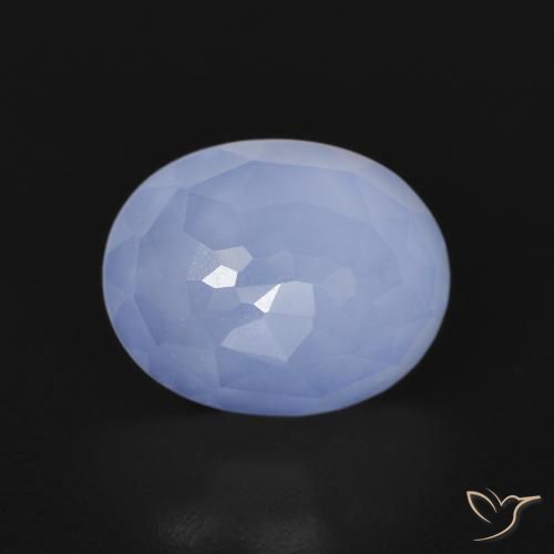 Loose Chalcedony Stones: Natural Chalcedony, Cabochons and Beads, Blue ...