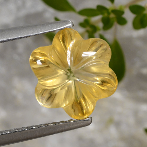 Carved Flower Gemstones