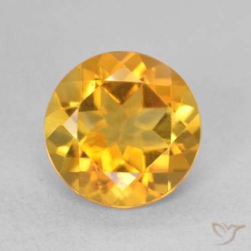 Loose Citrine Gemstones – Certified Faceted Citrine in Golden and Lemon ...