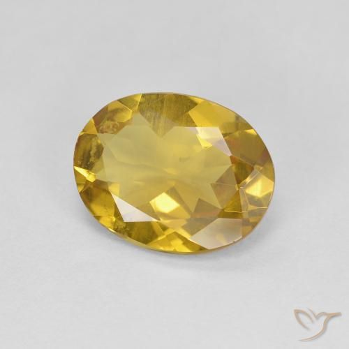 1.84 carat Oval Golden Beryl Gemstone for Sale | loose Certified Golden ...
