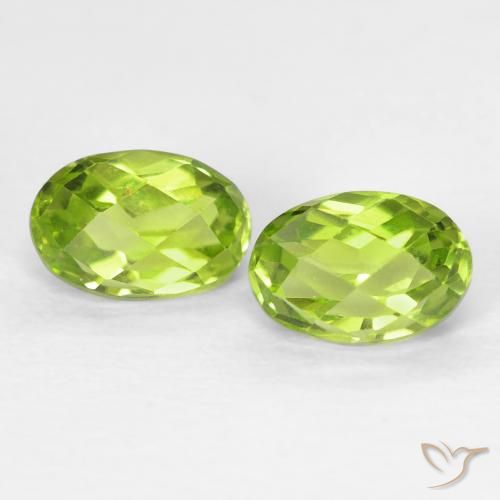 Buy Peridot Gemstone Pairs at Affordable Prices from GemSelect