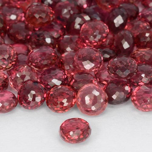 Red Sapphire 0.3ct Round from Tanzania Gemstone