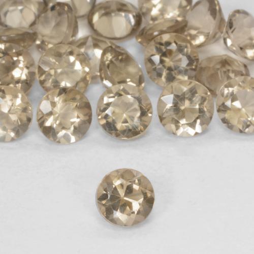 Loose Smoky Quartz 0.25ct Light Tortilla Brown Smoky Quartz Gemstone ...