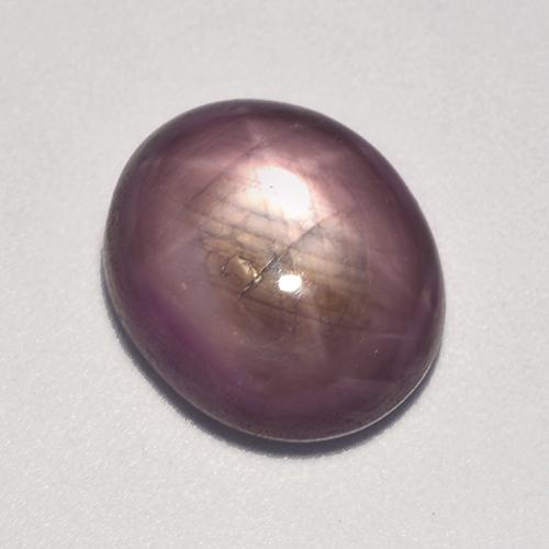 9.3ct Grayish Magenta Star Ruby Gem from Madagascar