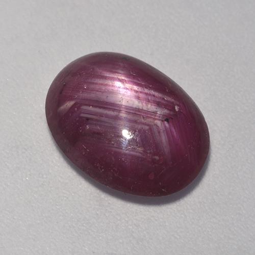 5.06ct Natural Deep Red Star Ruby, Oval, Translucent