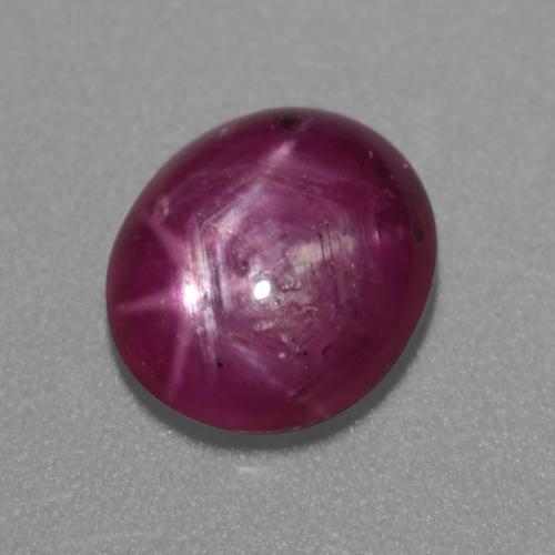Purple Star Ruby 2.5ct Oval from Madagascar Gemstone