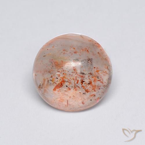 2.13 carat Orange Sunstone Gemstone for Sale | Round loose Sunstone ... 2.13 carat Orange Sunstone Gemstone for Sale | Round loose Sunstone ...