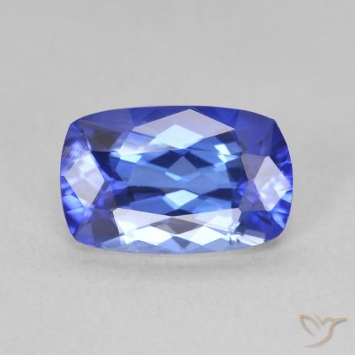 12.03 carat Blue Tanzanite Gemstone | Cushion loose Tanzanite from ...