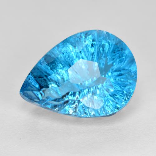 Blue Apatite Loose Stone 1.81ct Cushion Cut Natural Faceted Gemstone ...
