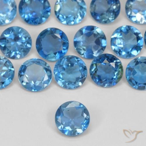 London Blue Topaz Gemstones for Sale - In Stock and Ready to Ship ...