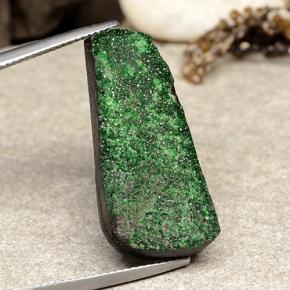 Loose Uvarovite Garnet Drusy 18.42ct Deep Earthy Green Uvarovite Garnet ...