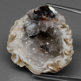 28.2 x 27.4mm Fancy Crystal Cluster Multicolor Agate Geode from Mexico ...