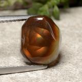 Fire Agate Gemstone Information - GemSelect